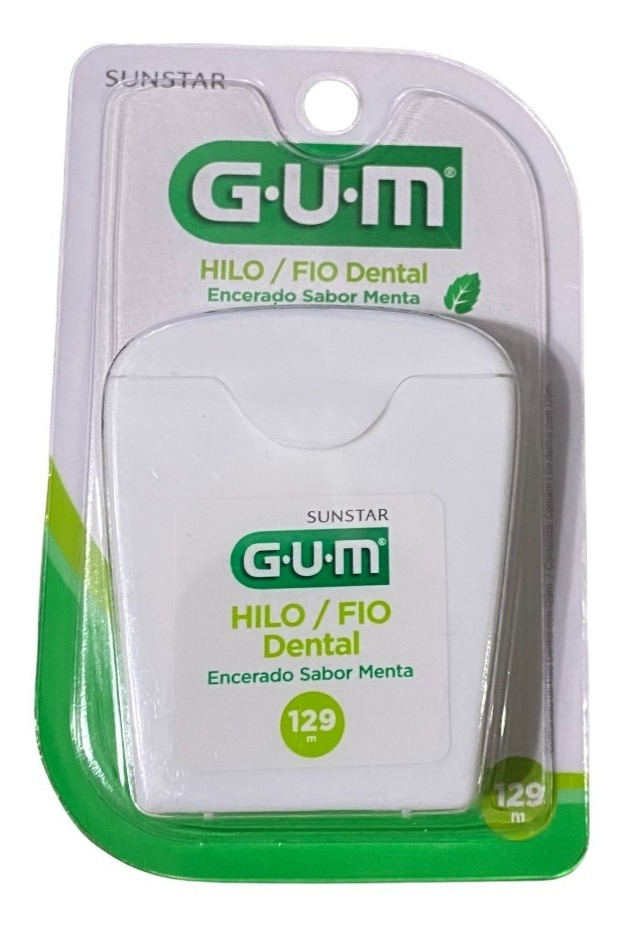 Hilo Dental Gum Dental Floss Sabor Menta 129 m – Farmacia Sangar